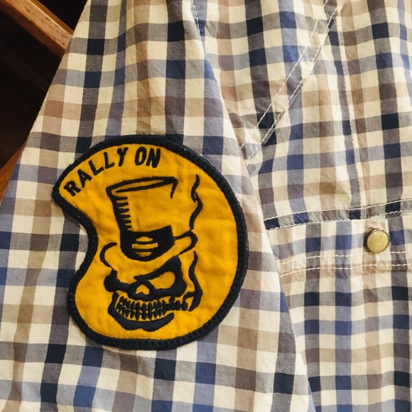 Harley-Davidson | Shirts | Harley Davidson Snap Down Collar Shirt ...